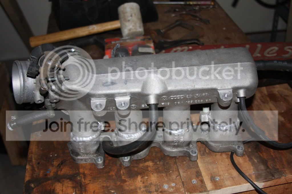 FS: Custom 16v/1.8T Short Runner Intake | VW Vortex - Volkswagen Forum