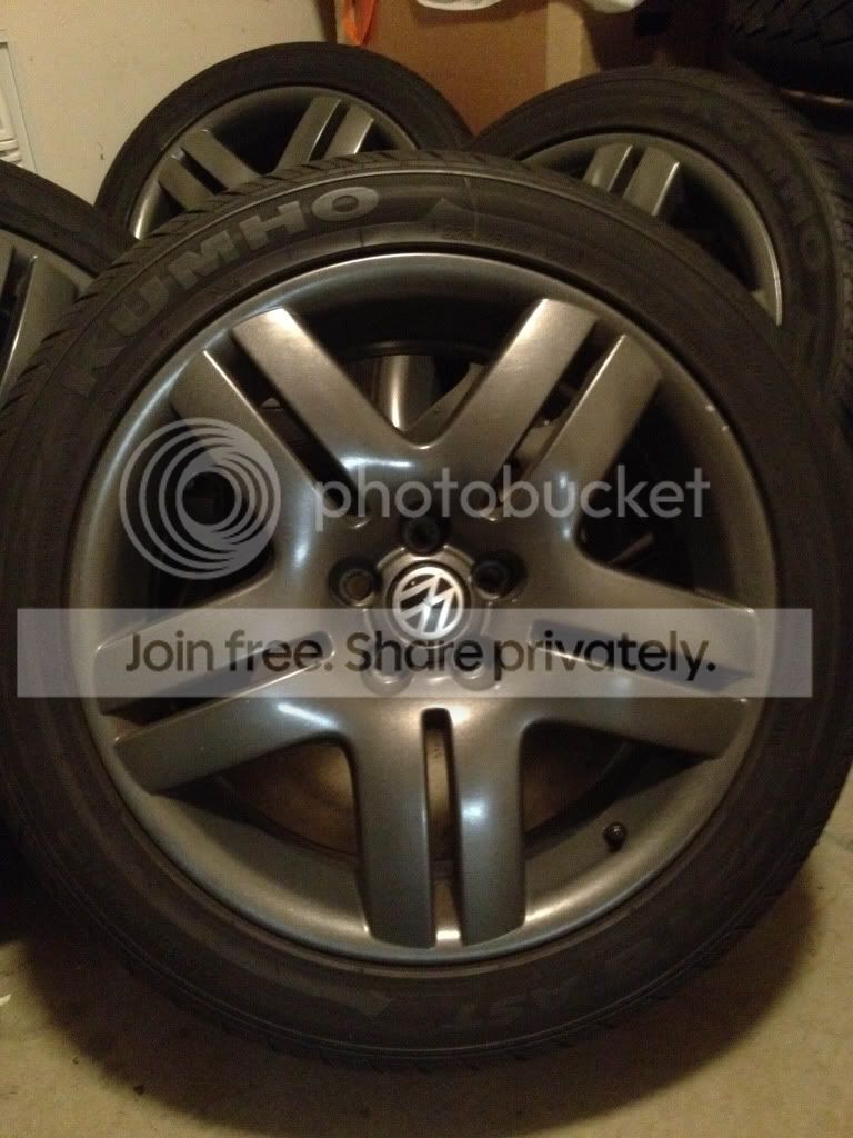FS: long beach wheels, 5x100 with new 225 45 17 tires | VW Vortex - Volkswagen Forum