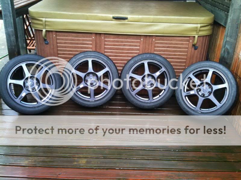 Evo 8 enkei's with tyres mint !!!!!! | Lancer Register Forum