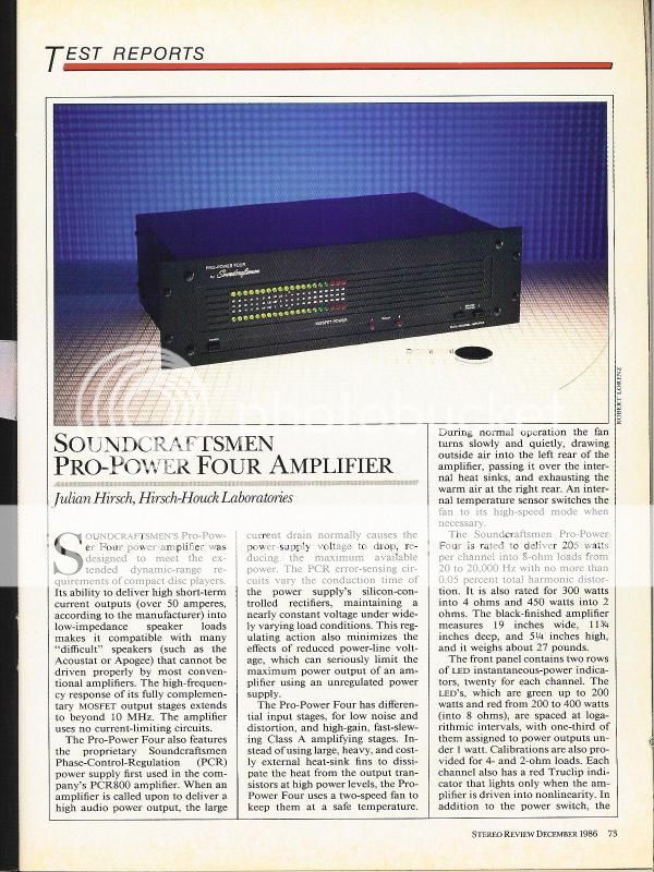 Soundcraftsmen 450X2 specs? | Audiokarma Home Audio Stereo Discussion ...