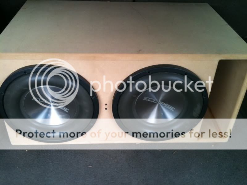 FS: Eclipse TI 12's w/Custom Box. Kicker Amp