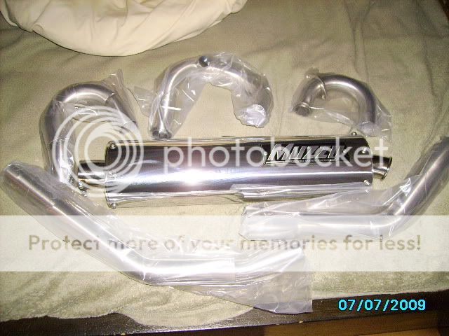 Muzzy pro with oval muffler | Kawasaki ATV Forum