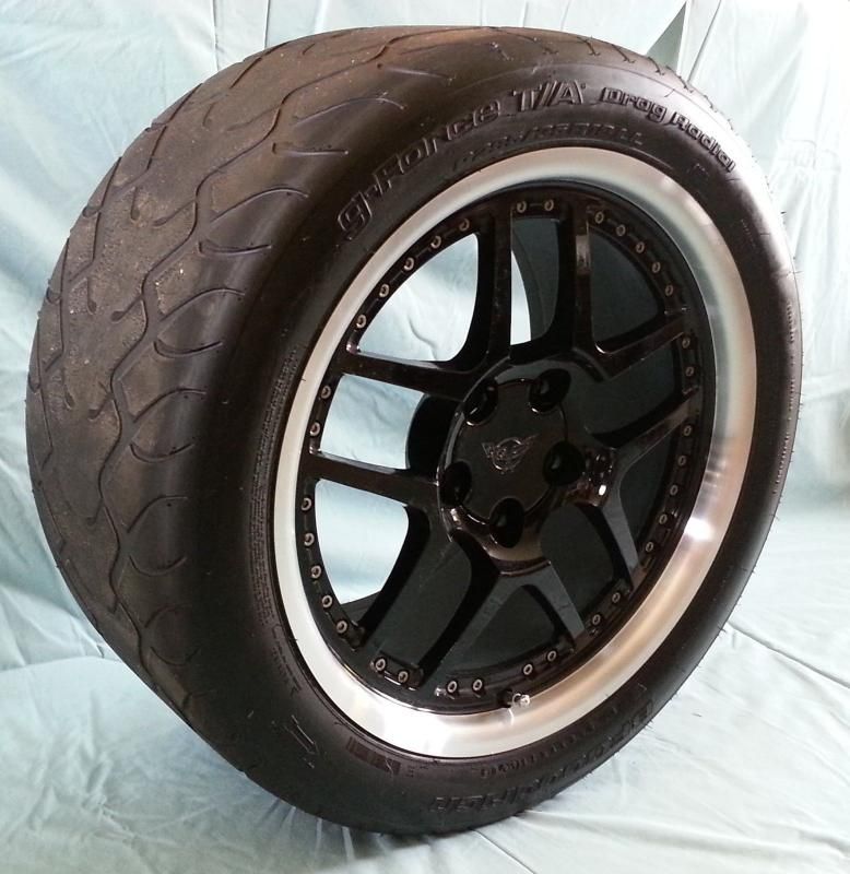 FS: Black "Motorsport" Wheels With P295/35R18 BFGoodrich g-Force T/A ...