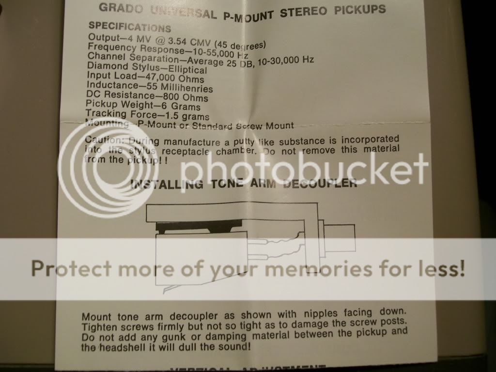 Info on Grado MF3 | Audiokarma Home Audio Stereo Discussion Forums